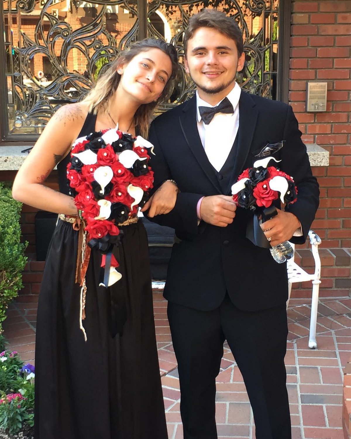 Prince Jackson and Paris Jackson attend family wedding in California ...