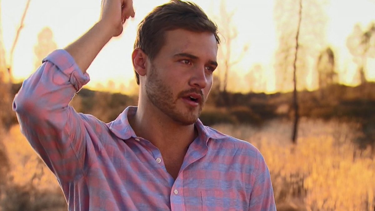 'The Bachelor' star Peter Weber cries "my heart is broken" in new ...